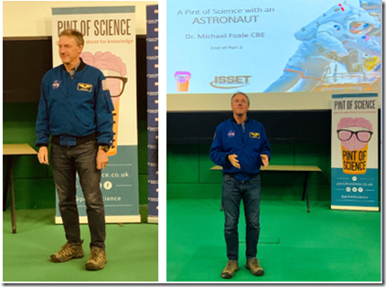 An evening with an astronaut | helen the hare